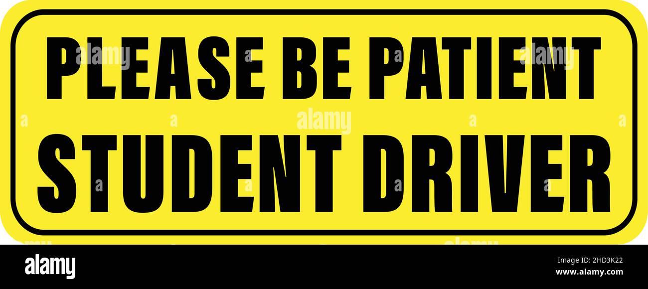 Red Learner Driver Car Stock Vector Images - Alamy