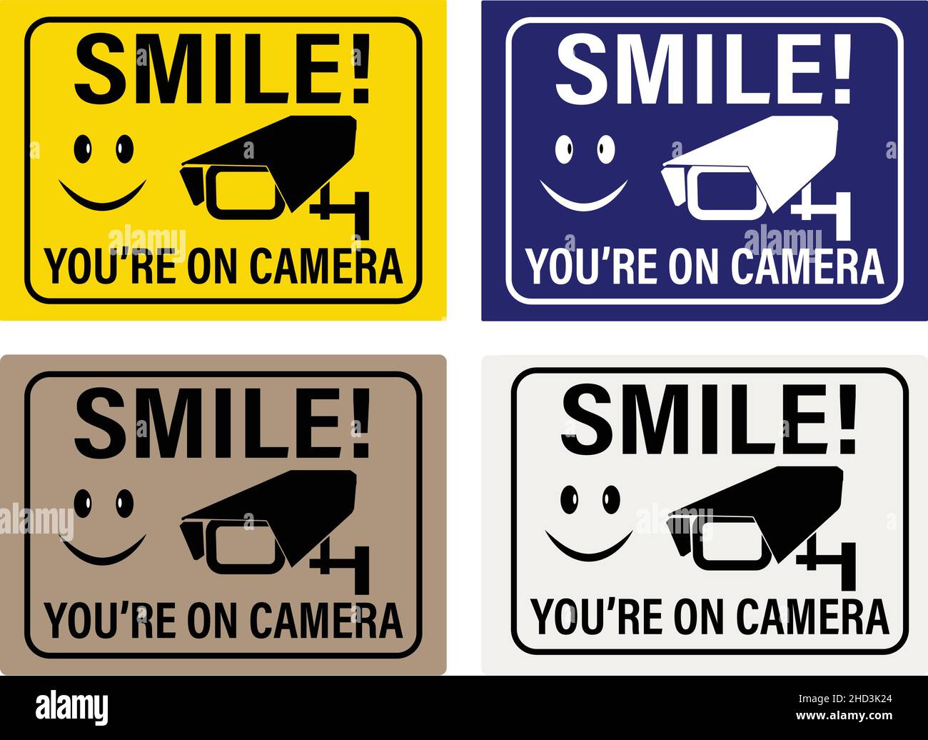 Illustration cartoon cctv security camera hi-res stock photography and ...