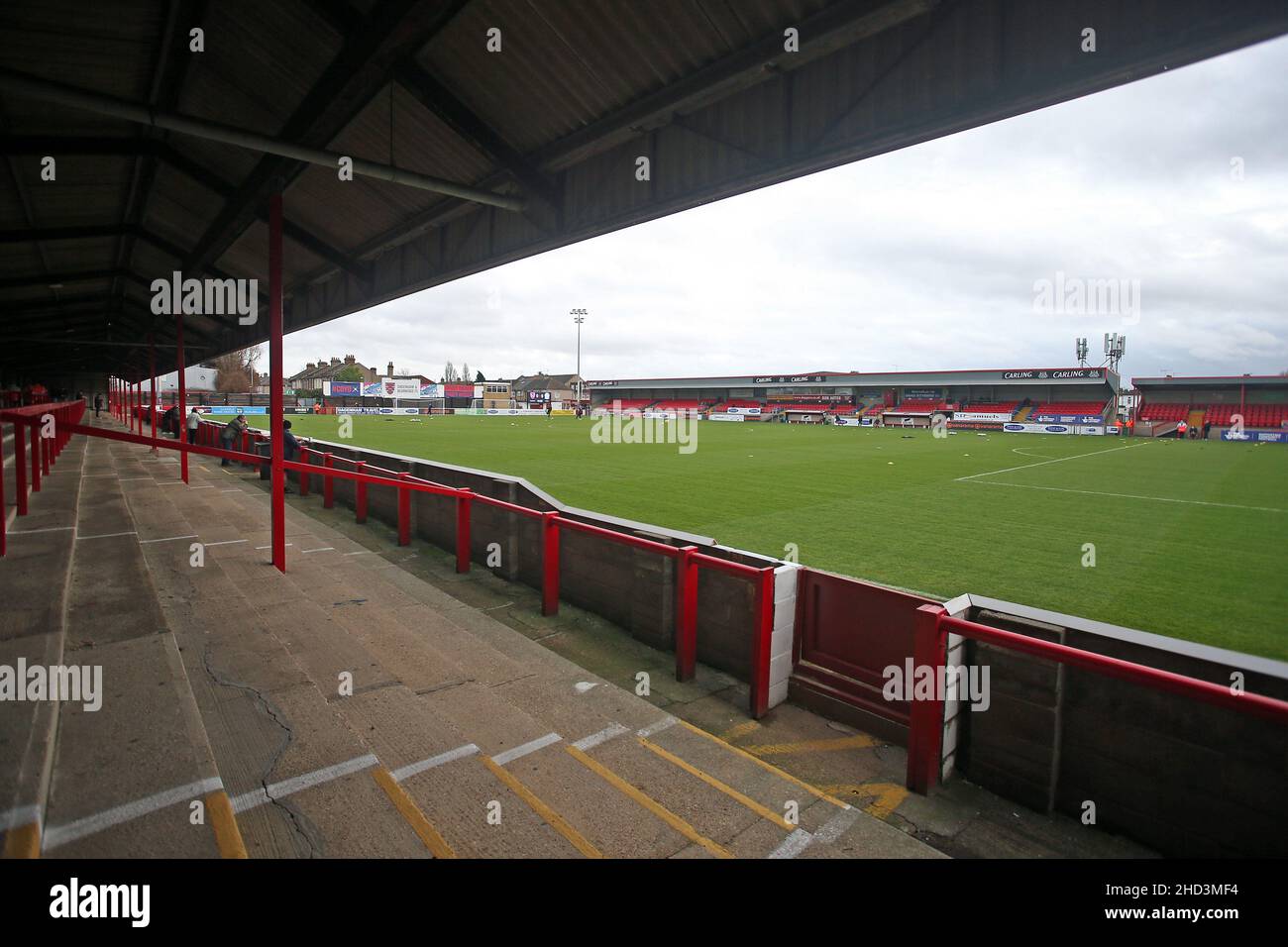 General view of the ground during Dagenham & Redbridge vs Dover ...