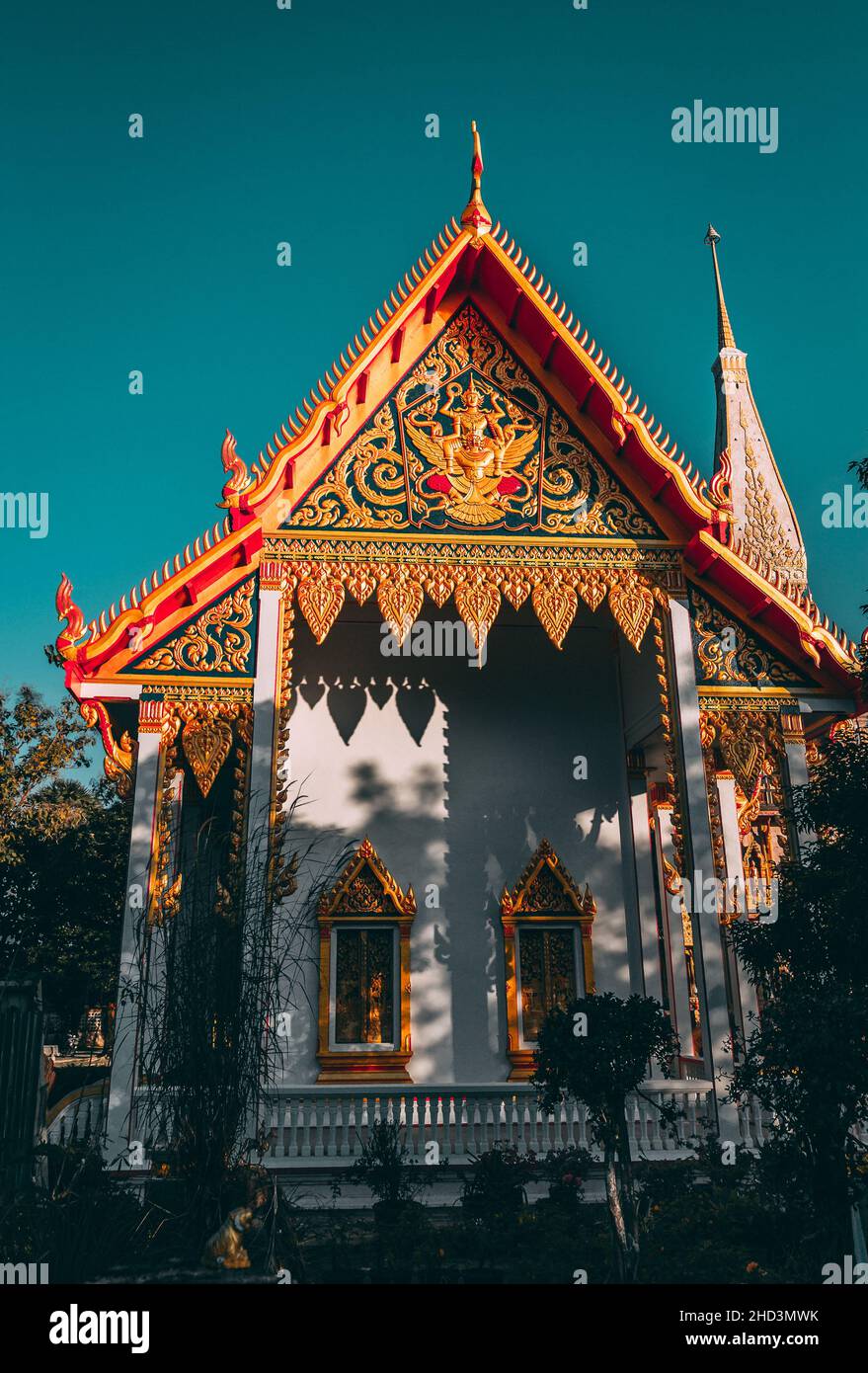 Wat Chalong temple in Phuket, Thailand Stock Photo - Alamy