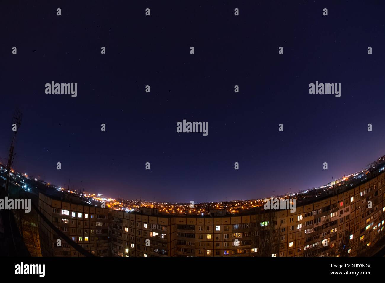 Cityscape with many stars hi-res stock photography and images - Alamy