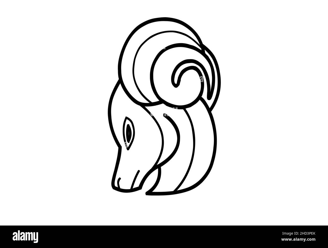 Aries logo hi-res stock photography and images - Alamy