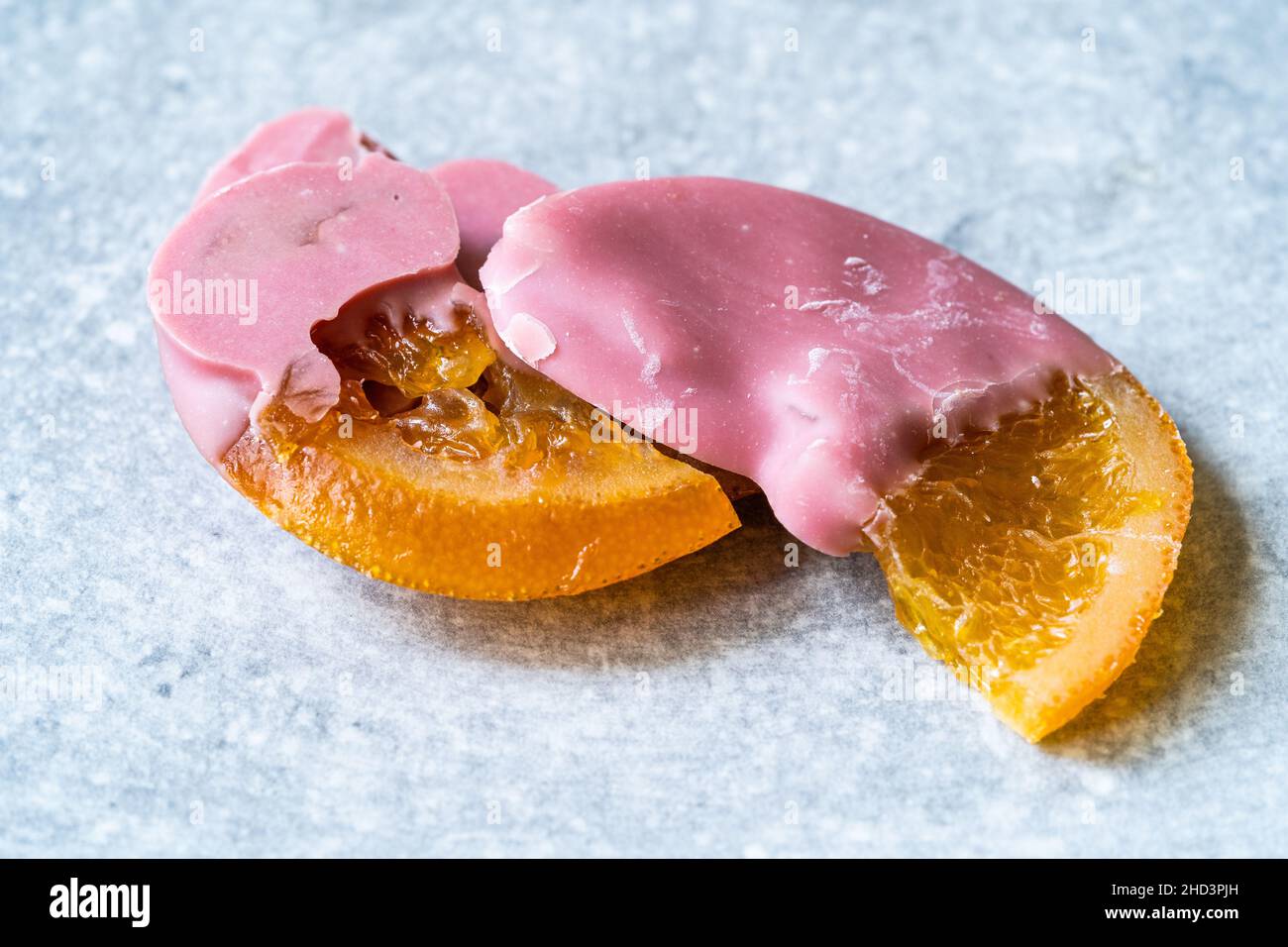 Ruby Chocolate Fruits Covered Candied Dry Orange Slices. Ready to Eat ...