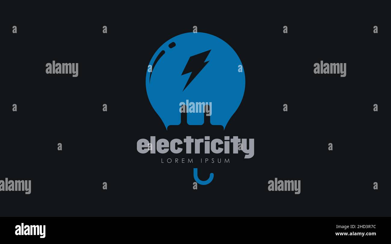 Electricity Logo Design Concept Vector. Electronic Logo Template Vector ...