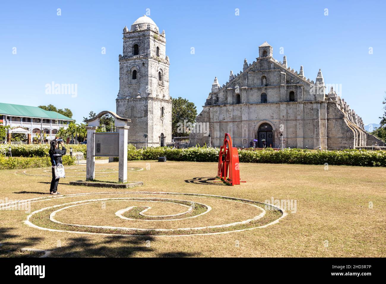 Paoay Church, a UNESCO World Heritage Site at Ilocos Norte, Philippines Stock Photo - Alamy