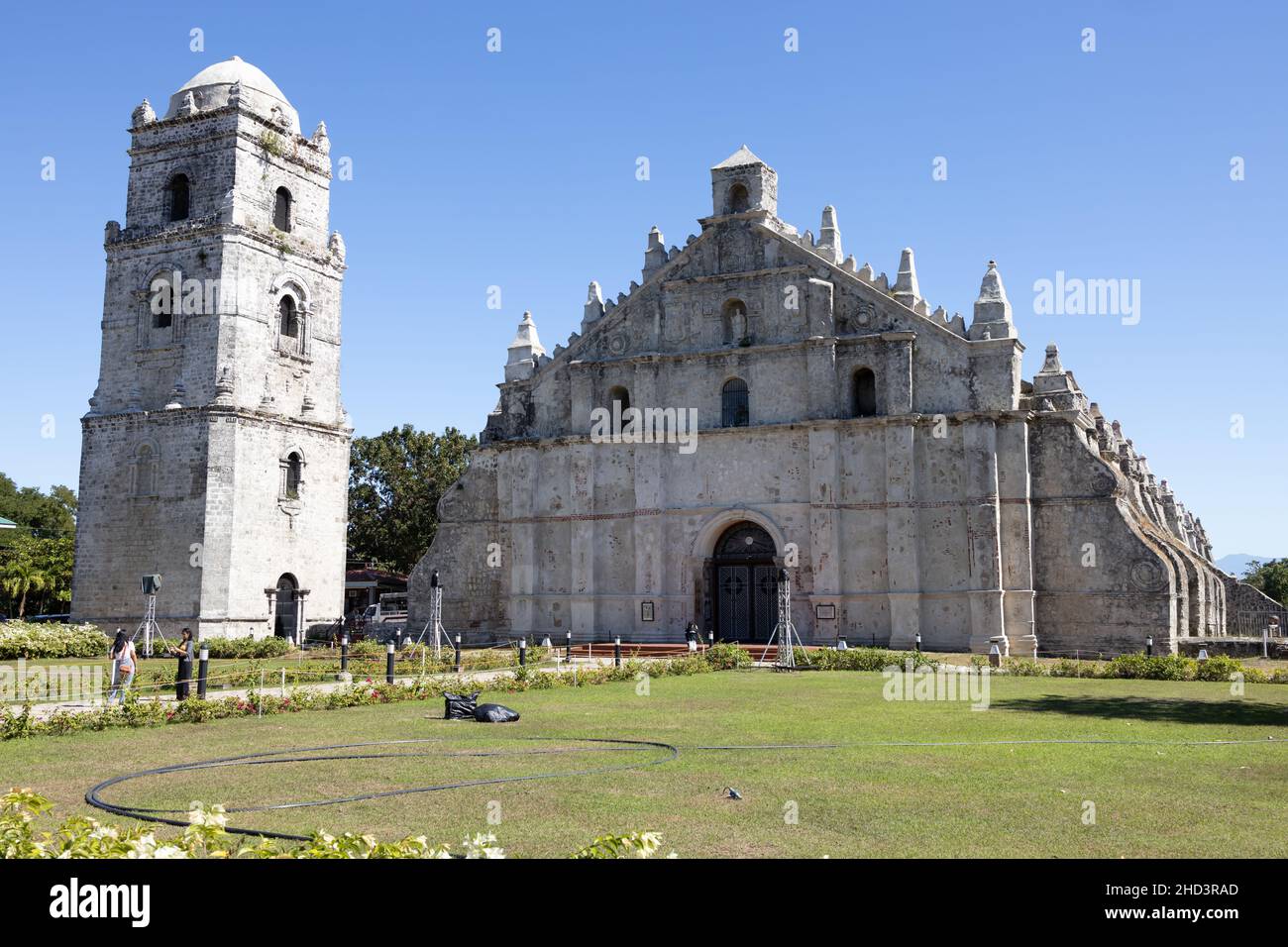 Paoay Church, a UNESCO World Heritage Site at Ilocos Norte, Philippines Stock Photo - Alamy