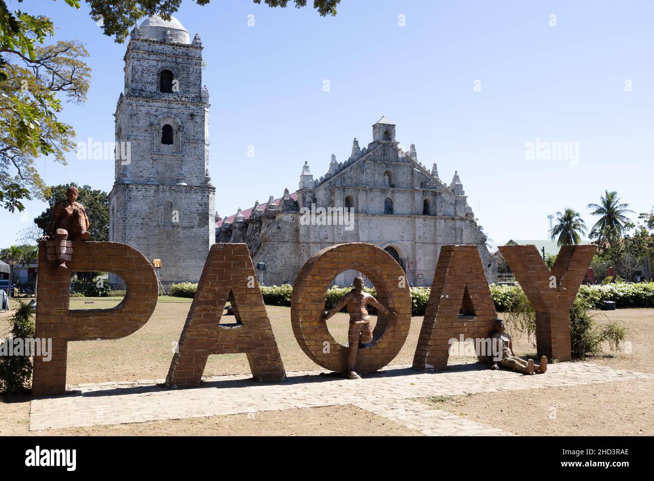 Paoay Church, a UNESCO World Heritage Site at Ilocos Norte, Philippines Stock Photo - Alamy