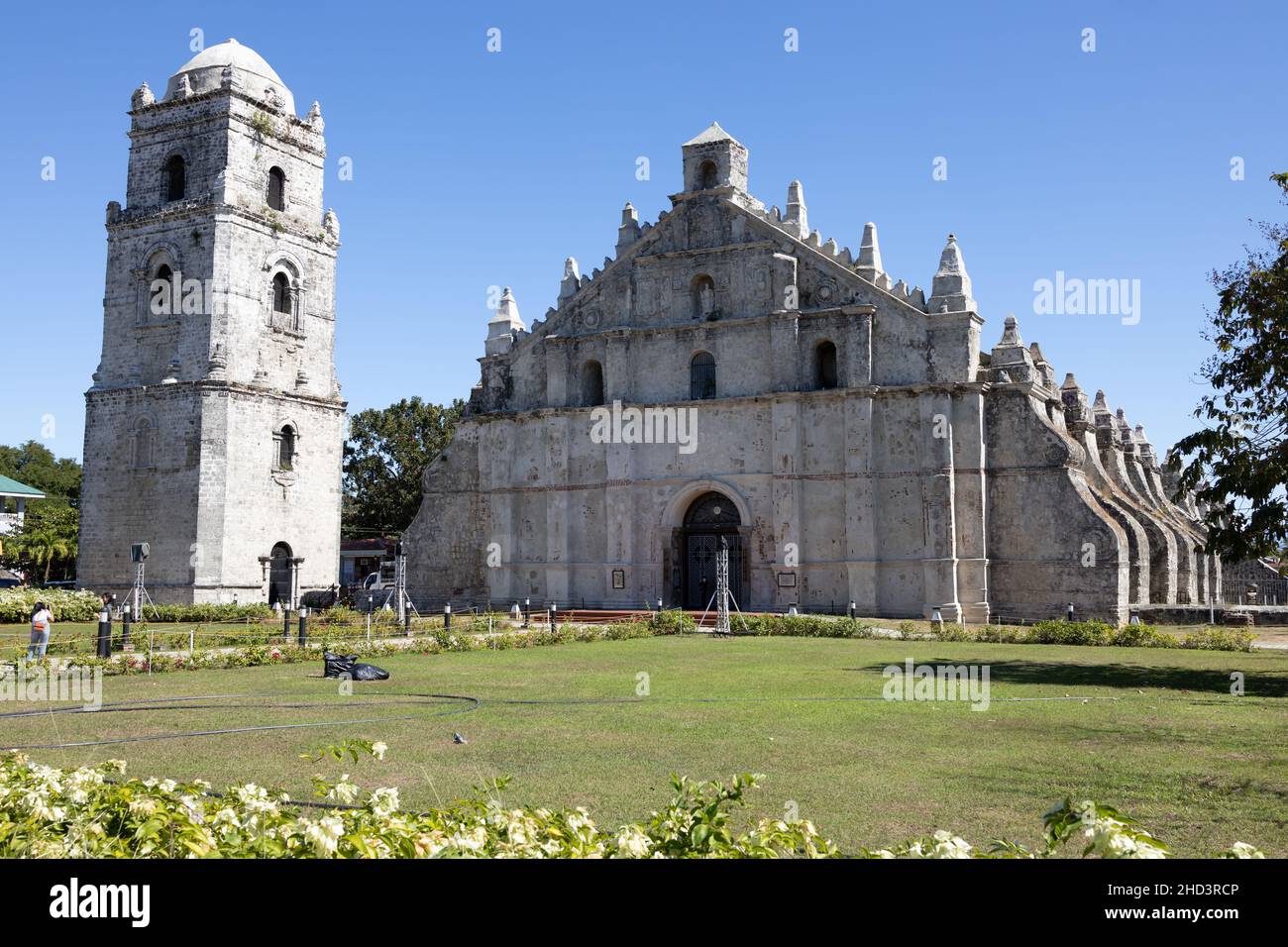 Paoay Church, a UNESCO World Heritage Site at Ilocos Norte, Philippines Stock Photo - Alamy