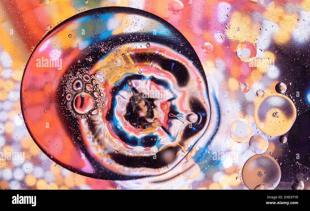 Colorful liquid pattern hi-res stock photography and images - Alamy