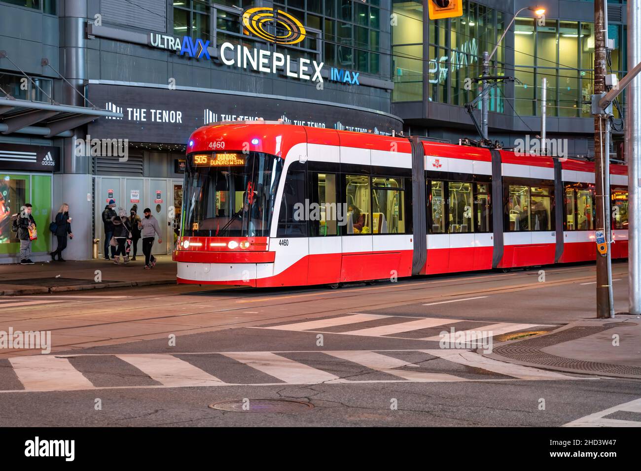 Bombardier Tramway or Streetcar, Toronto, Canada Stock Photo - Alamy