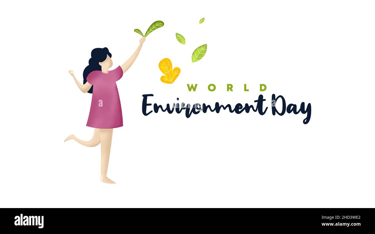 World Environment Day Background Illustration Vector. World Environment ...