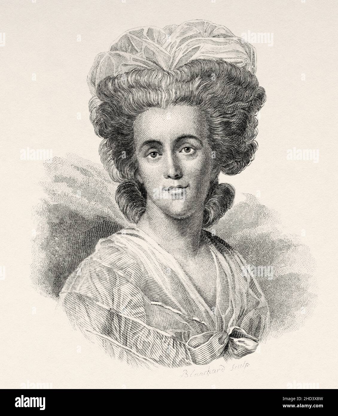 Madame Necker. Suzanne Curchod (1737-1794) was the wife of Jacques ...