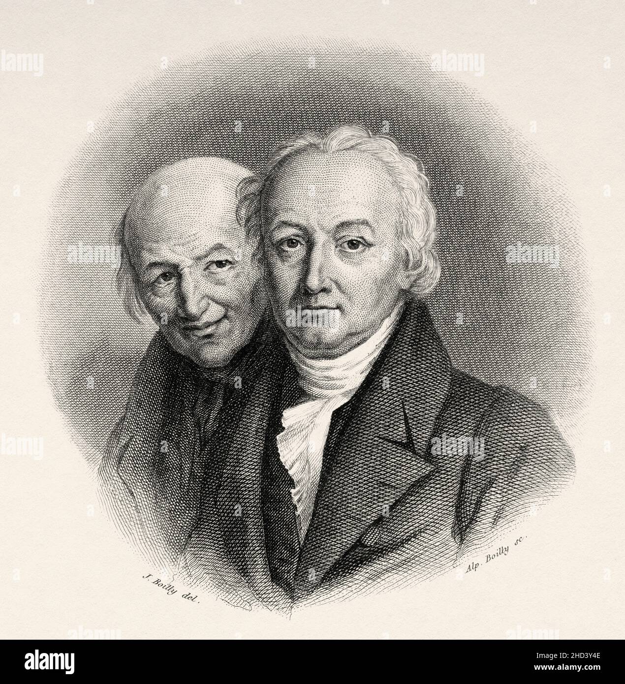 The Hauy brothers. Valentin Hauy (1745-1822) was the founder of the ...