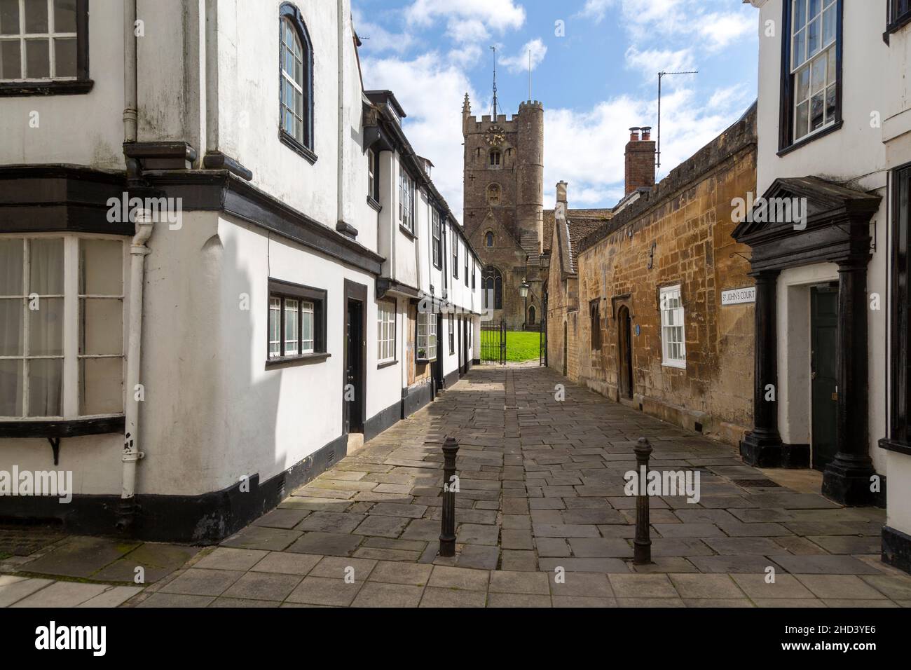 Historic buildings church of Saint John and St John's Court, Devizes ...
