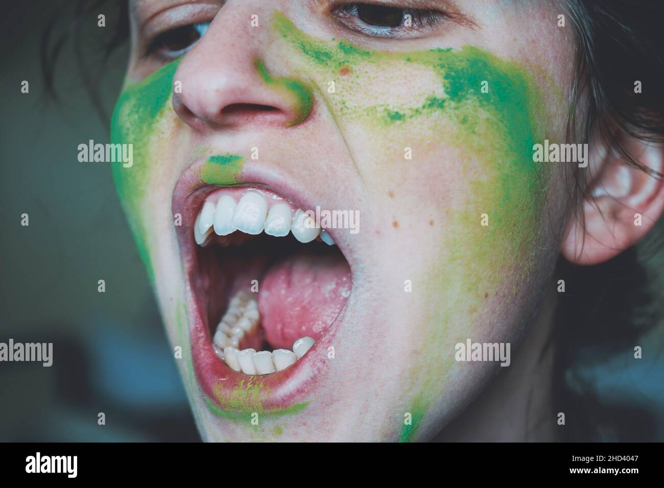 Angry heroine hi-res stock photography and images - Alamy
