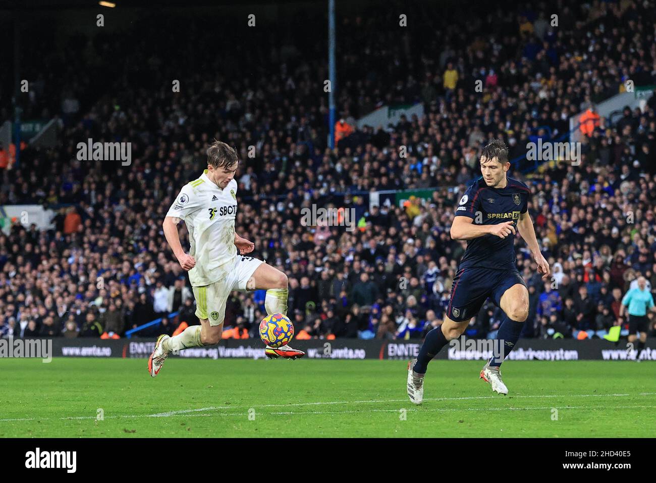 Joe Gelhardt #30 of Leeds United in action during the game Stock Photo ...