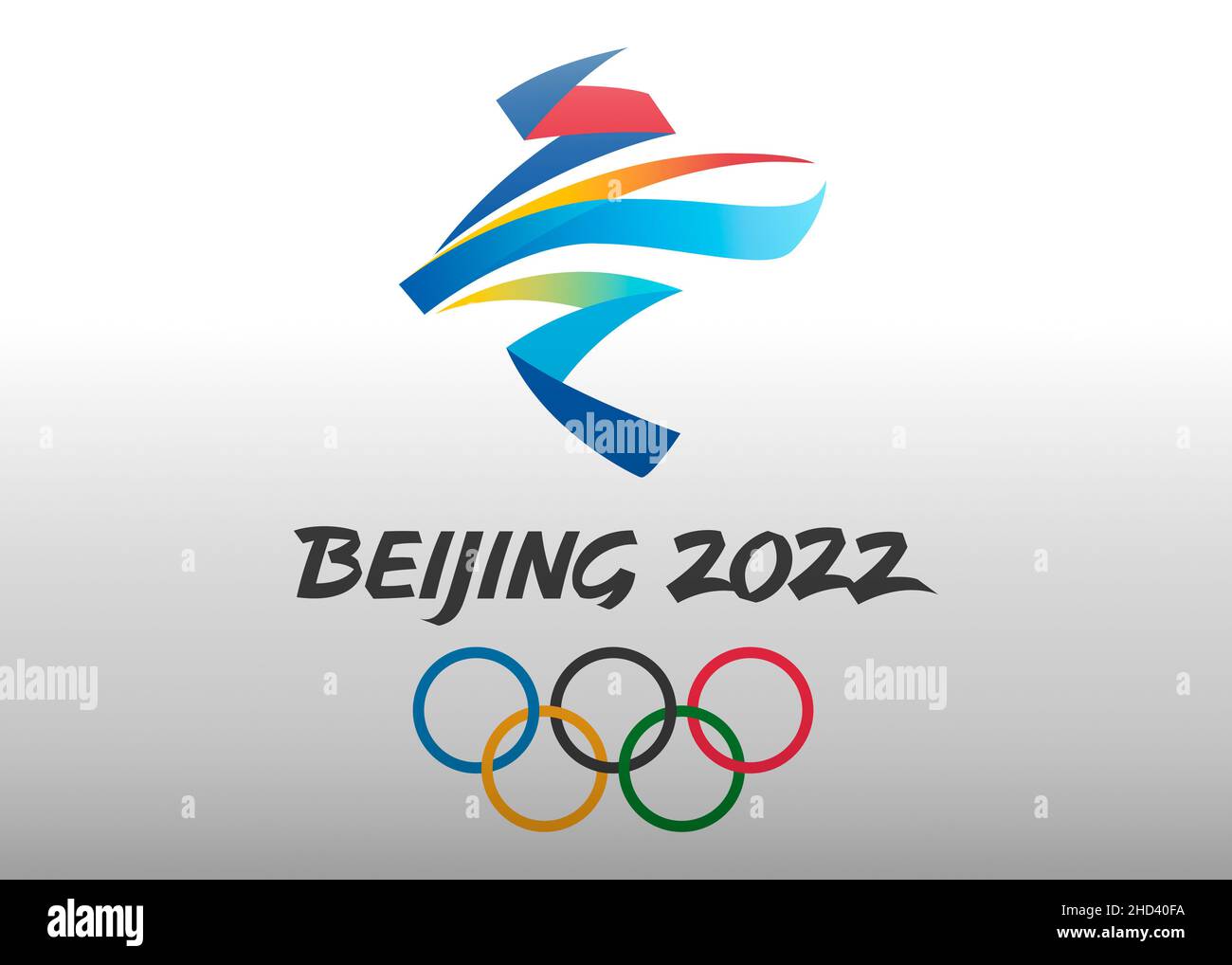 Beijing 2022 logo Stock Photo - Alamy
