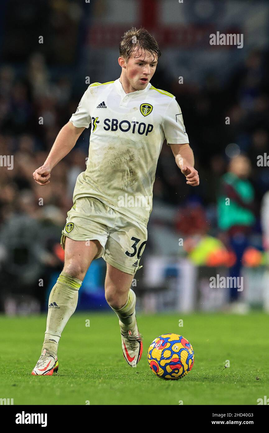 Joe Gelhardt #30 of Leeds United in action during the game Stock Photo ...