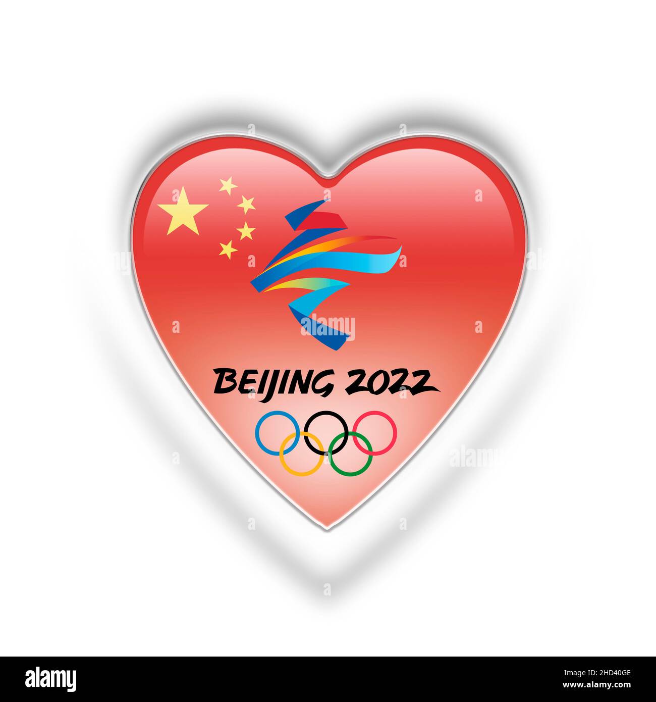 Beijing 2022 logo Stock Photo - Alamy