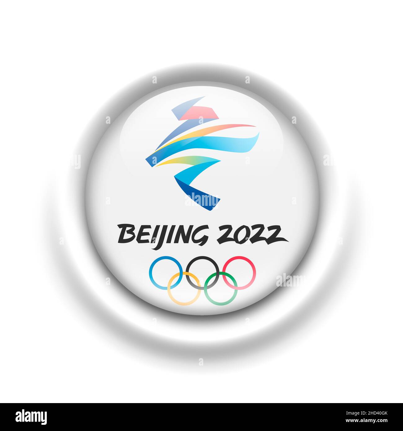 Beijing 2022 logo Stock Photo - Alamy
