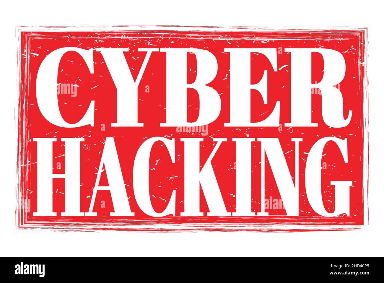 Cyber hacking stamp hi-res stock photography and images - Alamy
