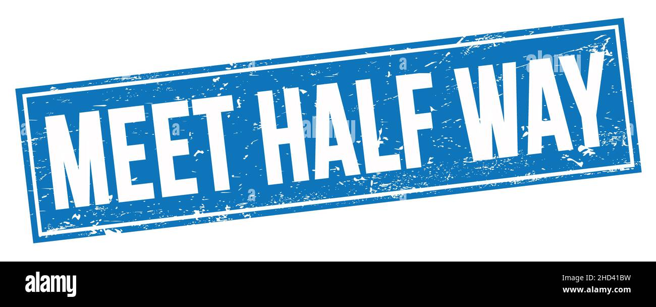 Meet half way stamp hi-res stock photography and images - Alamy