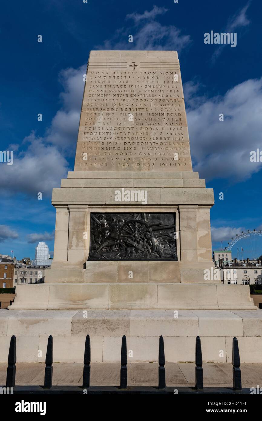 The Guards Memorial or Guards Division War Memorial, opposite Horse ...