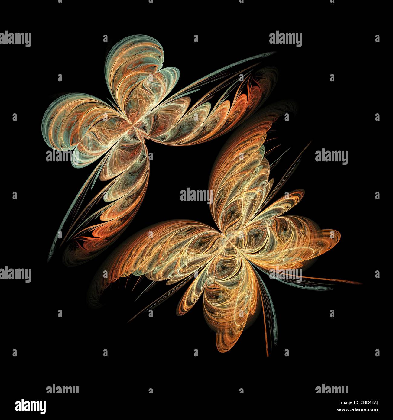 Fractals wings hi-res stock photography and images - Alamy