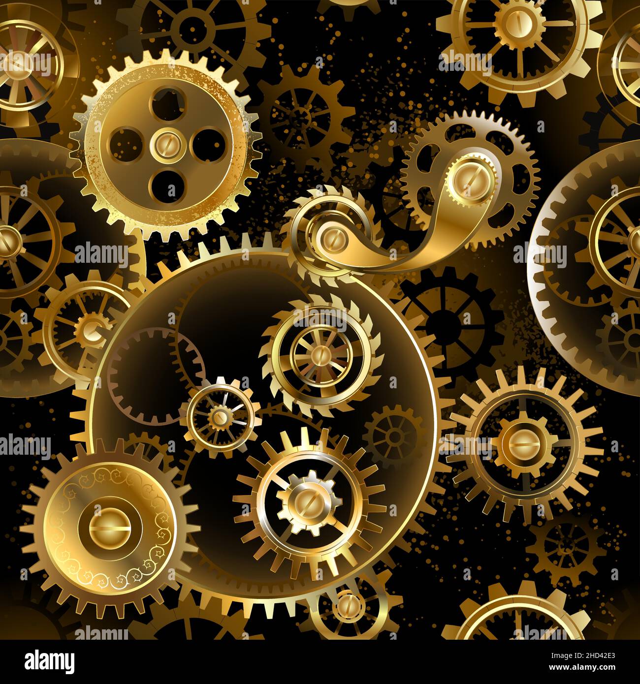 Steampunk Gears Wallpaper