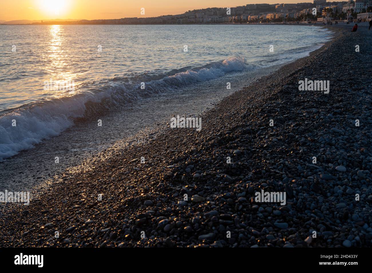 Sunset on beach nice hi-res stock photography and images - Alamy