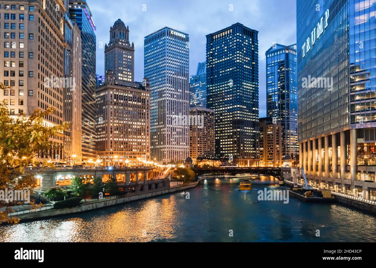 Chicago city window view hi-res stock photography and images - Alamy