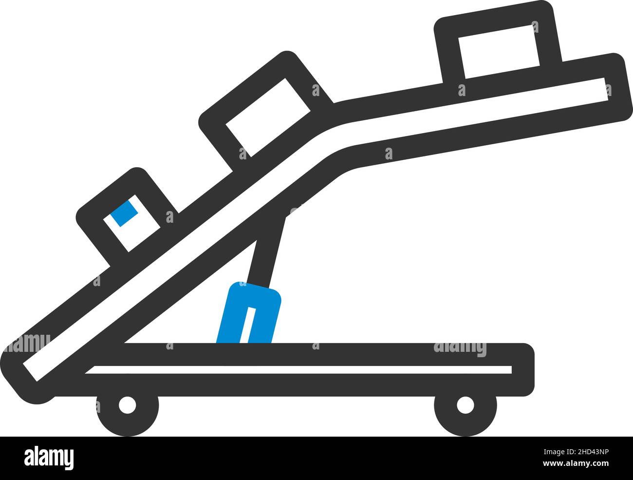 Warehouse Transportation System Icon. Editable Bold Outline With Color ...