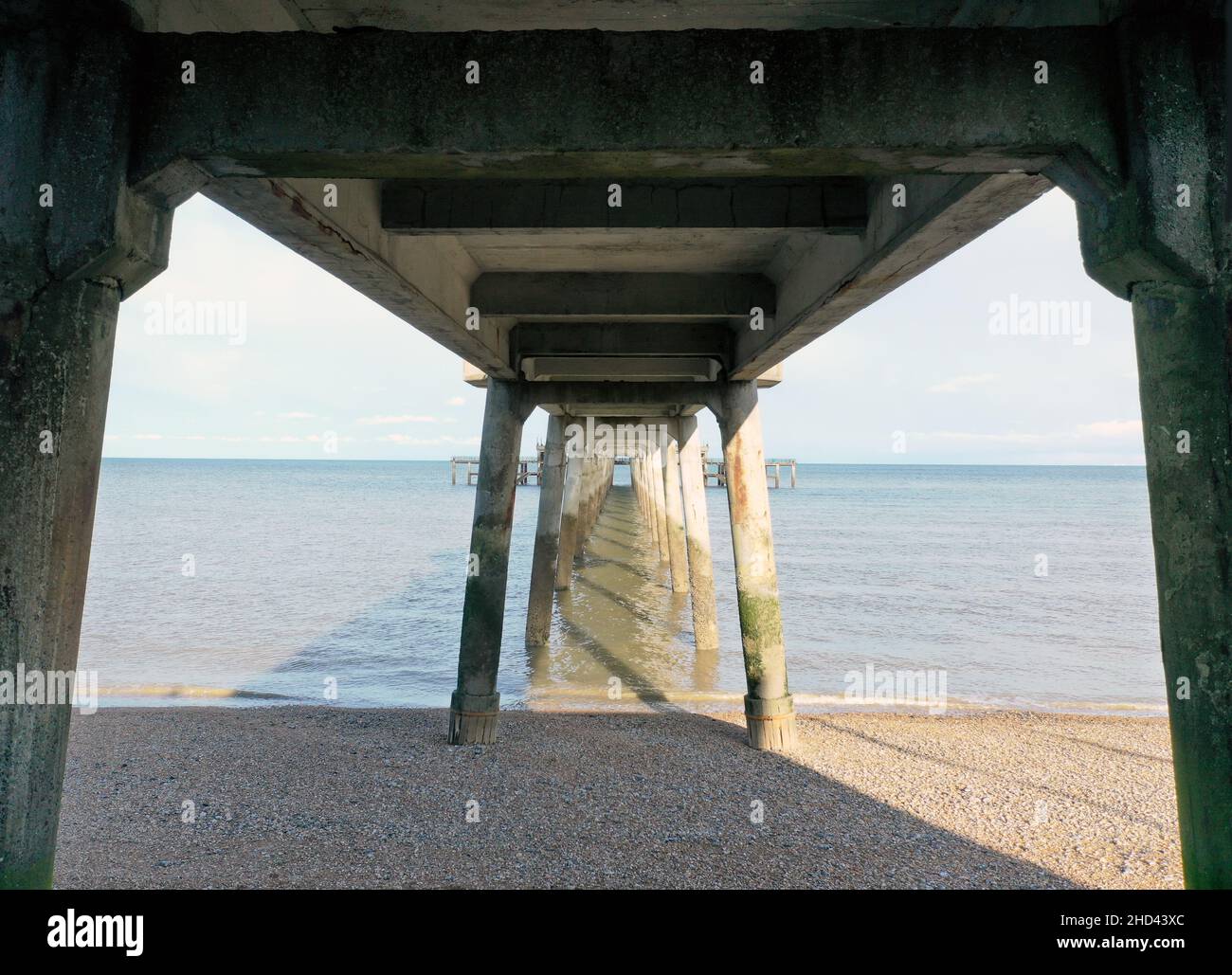 Aerial view of Deal pier, Deal, Kent, UK Stock Photo - Alamy