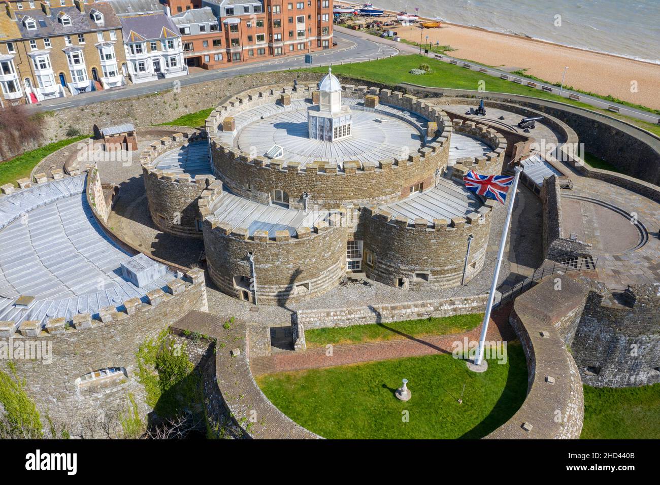 Deal castle aerial hi-res stock photography and images - Alamy