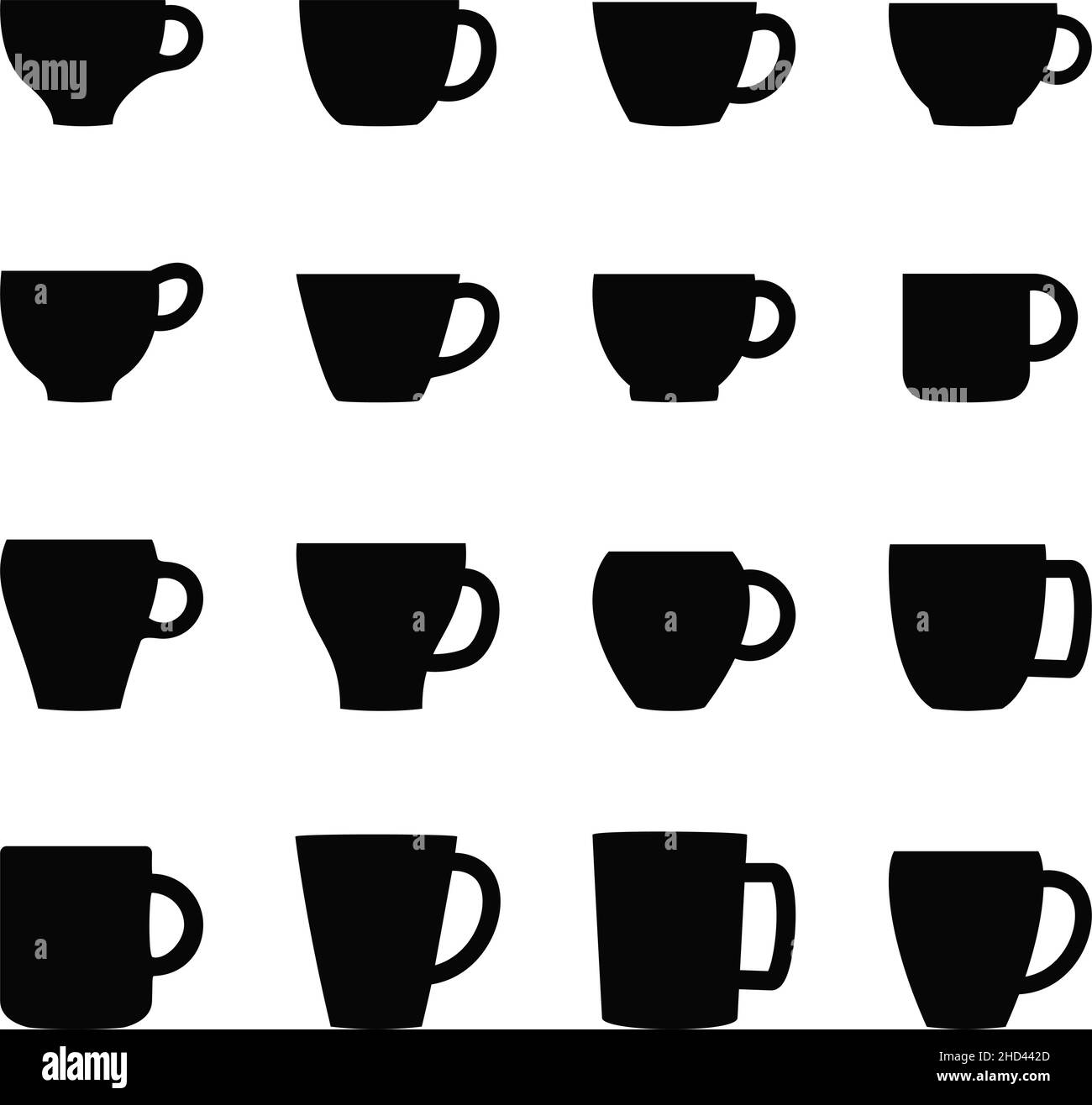 Porcelain mug Stock Vector Images - Alamy