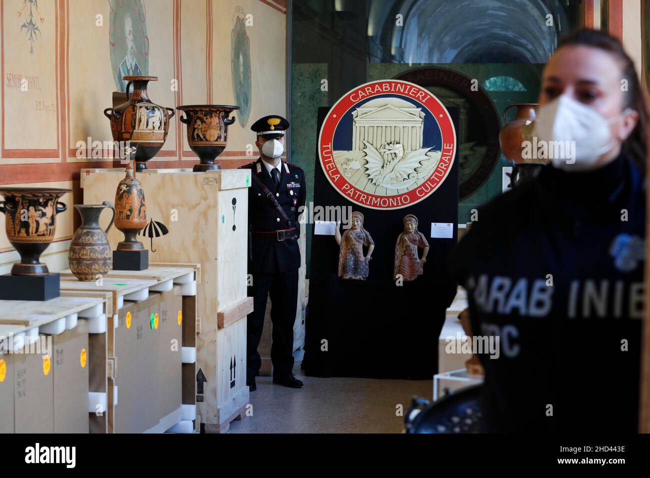 Italy, Rome, December 30, 2021 : Carabinieri Protection of Cultural ...