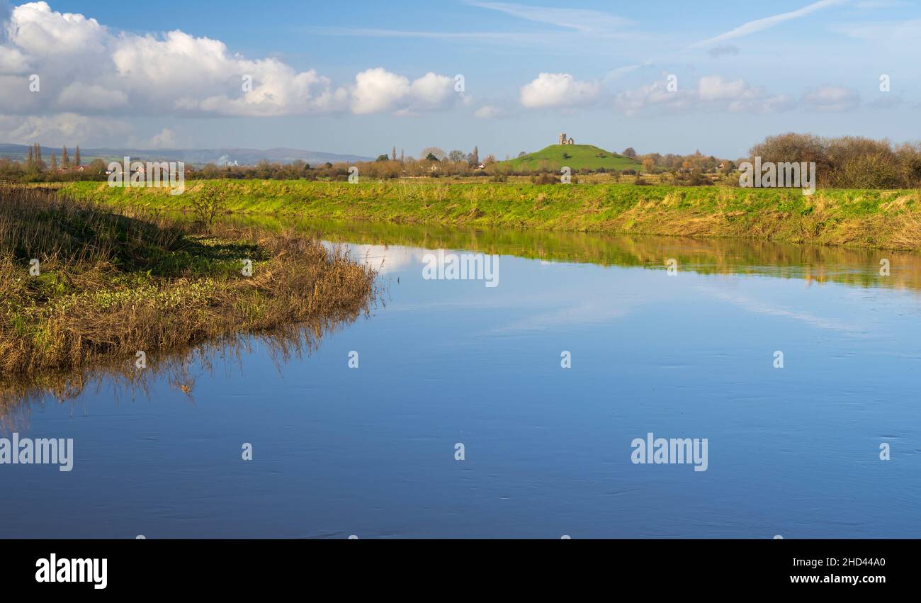 River Parrett, Somerset Stock Photo - Alamy