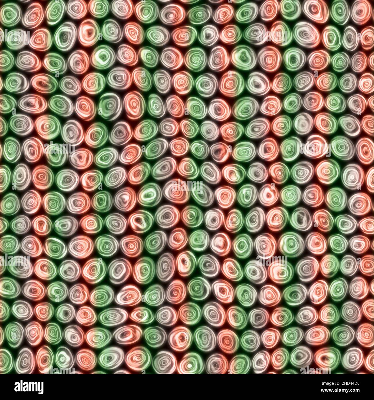 Tiny Christmas Candy Cane Stripes Squiggly Swirly Spiral Circles ...
