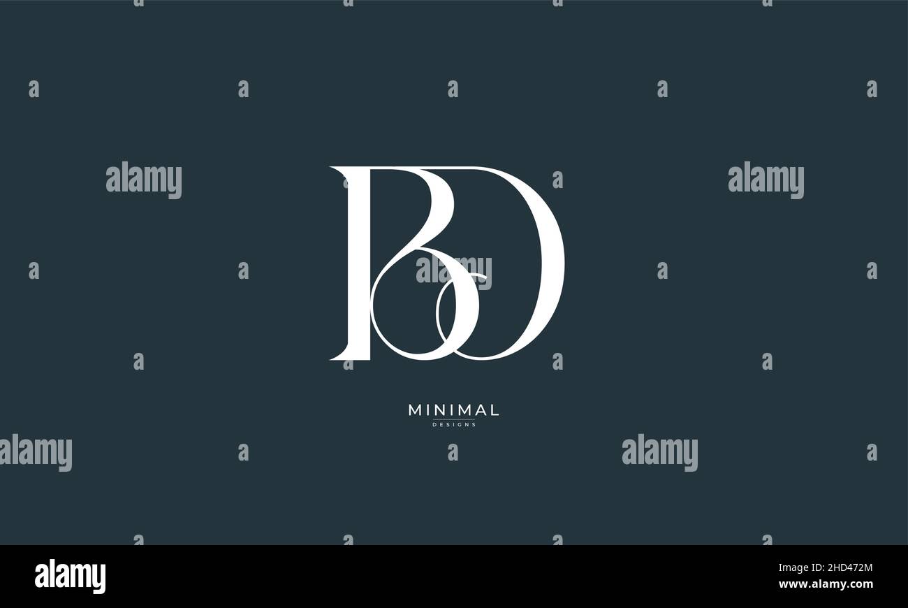 Alphabet letter icon logo BO Stock Vector Image & Art - Alamy