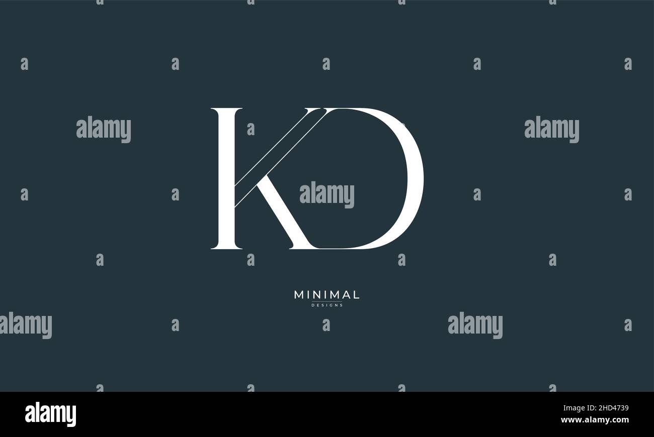 Alphabet letter icon logo KD Stock Vector Image & Art - Alamy
