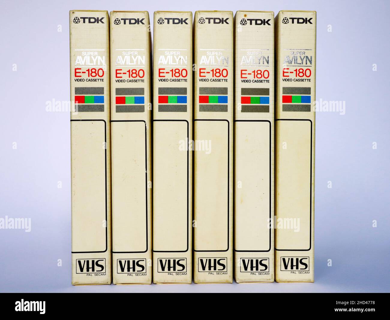 Vintage 1980 VHS Video Cassette TDK Super AVILYN. Manufactured in Japan on 1980 by TDK ...