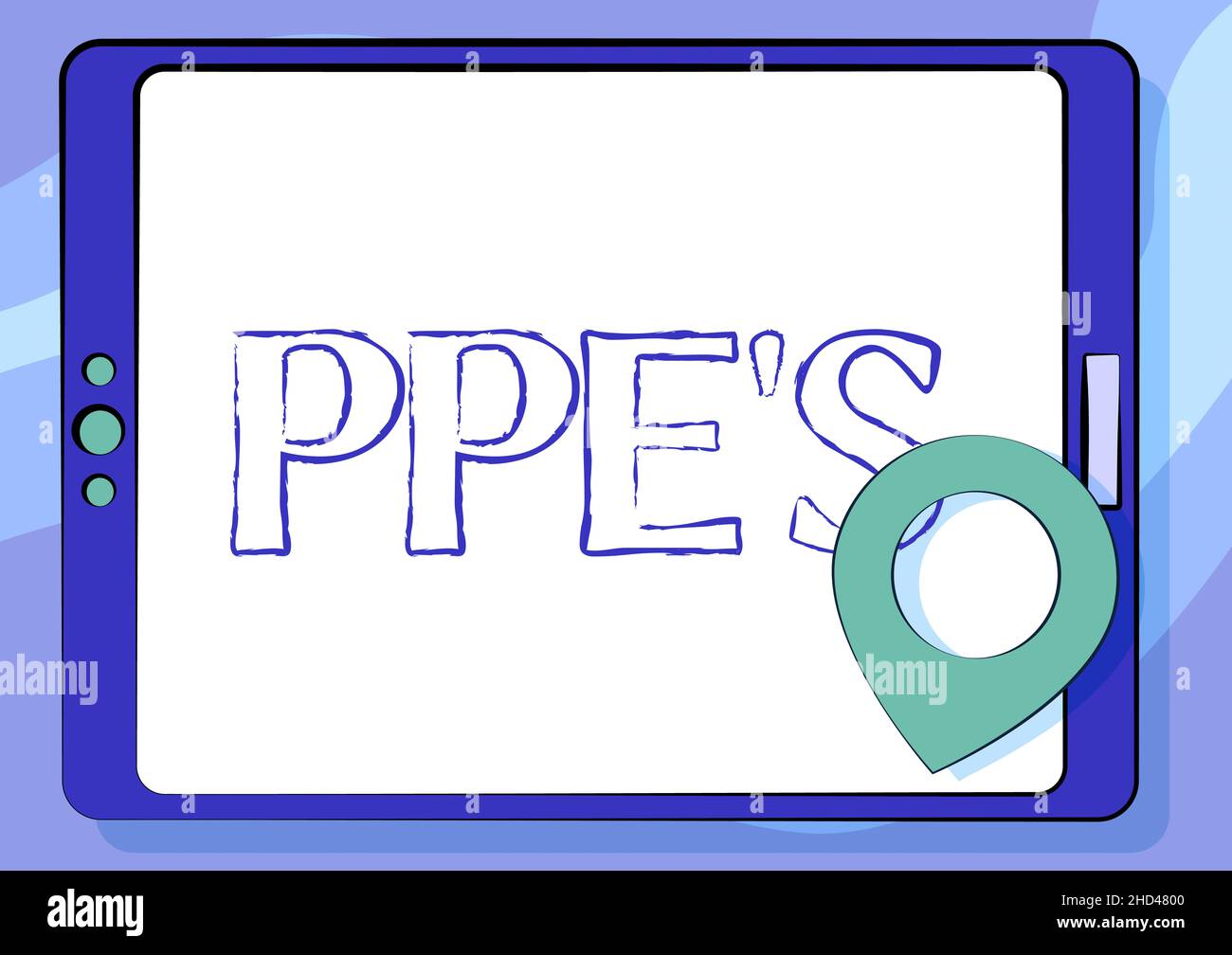 Conceptual display Ppe s is. Business concept Specialized equipment for ...