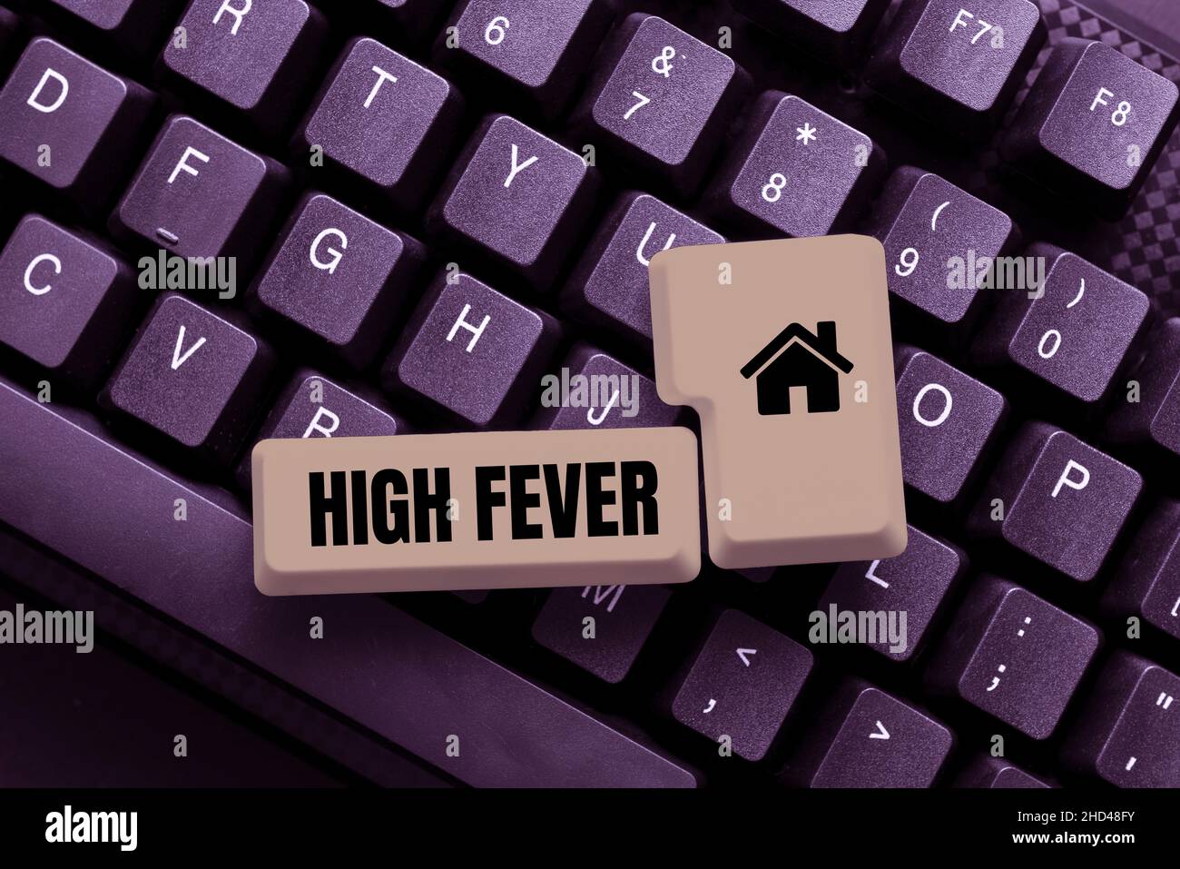 Writing displaying text High Fever. Business idea medical condition ...