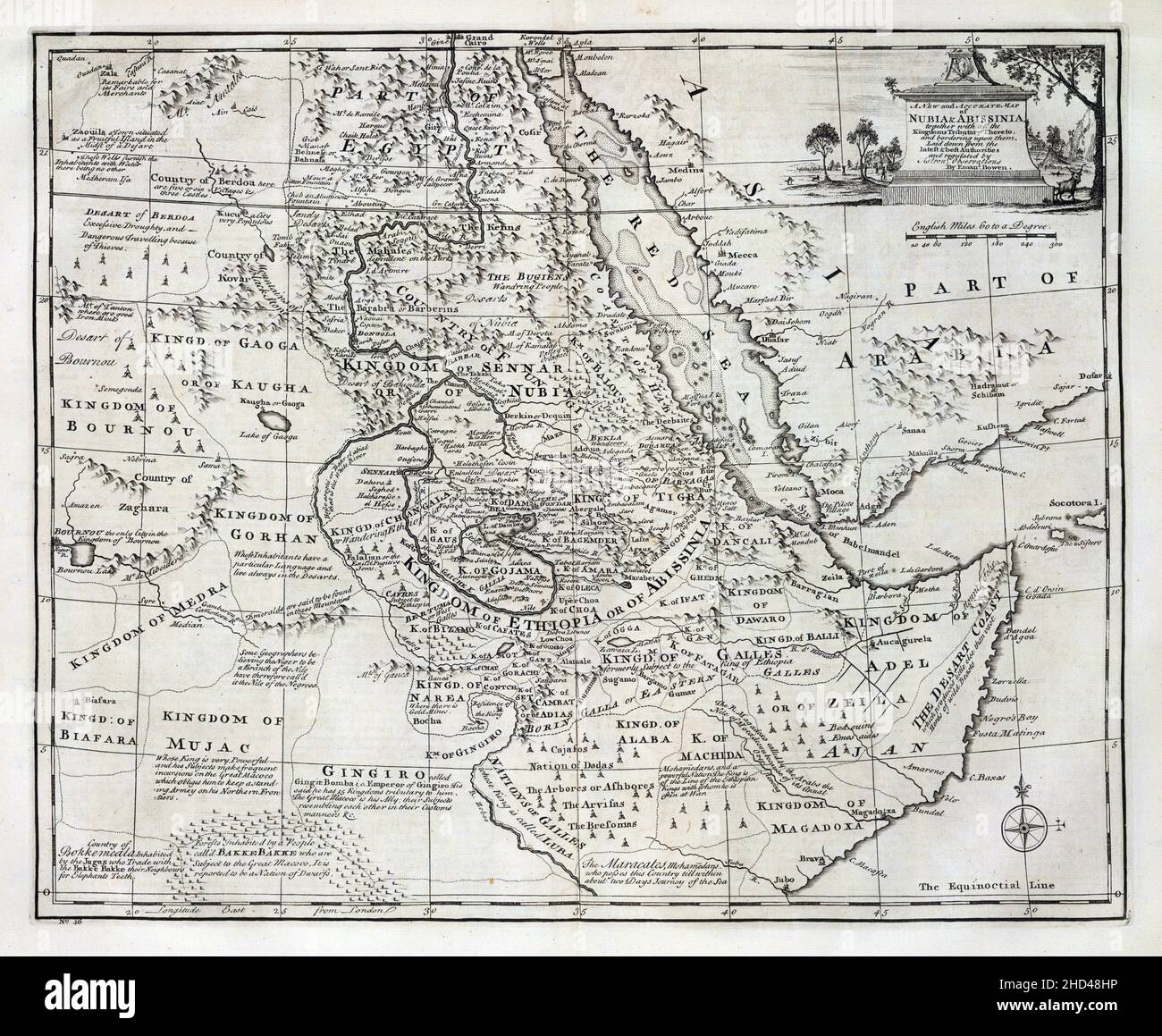 Abyssinia map hi-res stock photography and images - Alamy
