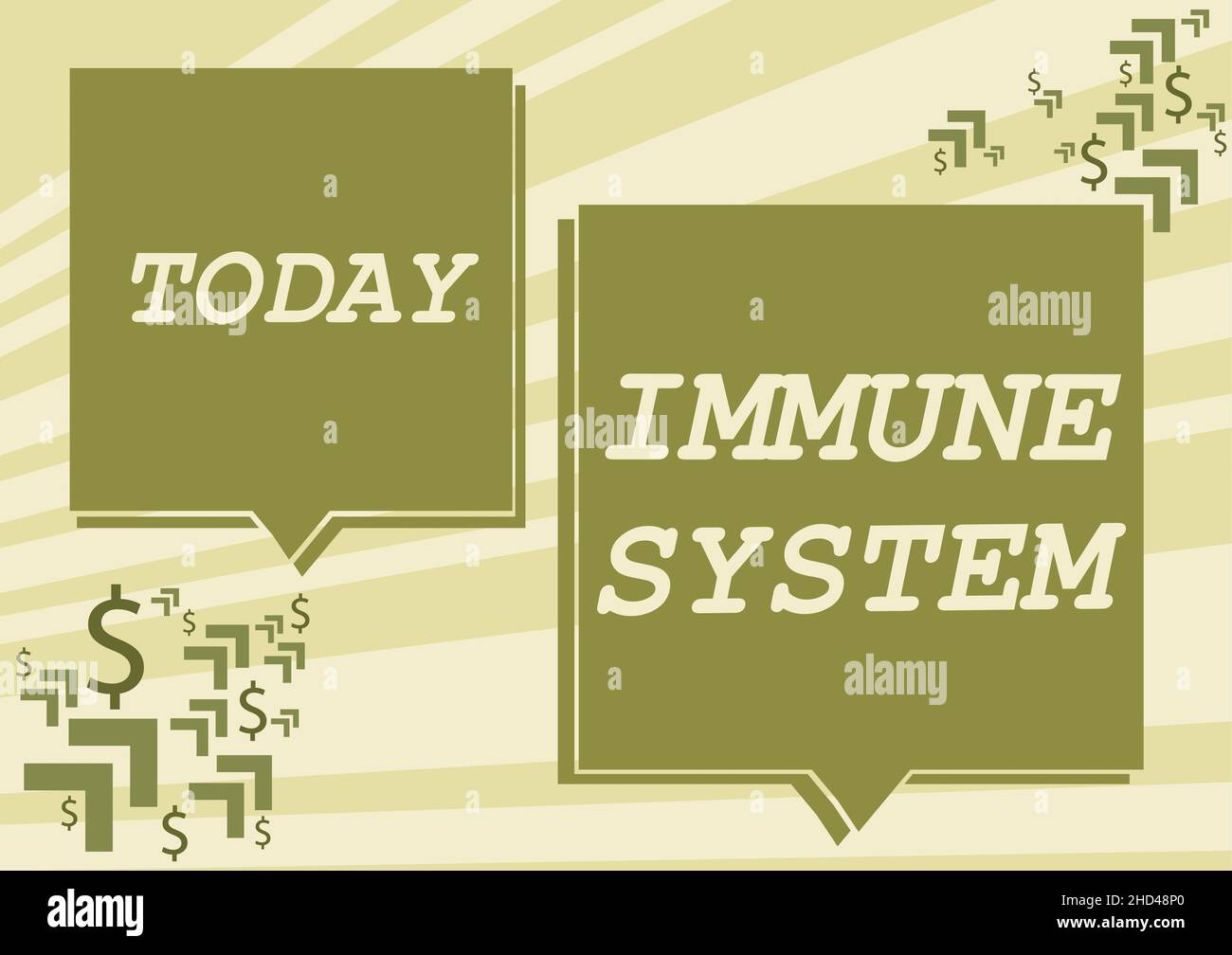 Conceptual display Immune System. Business idea Complex network work ...