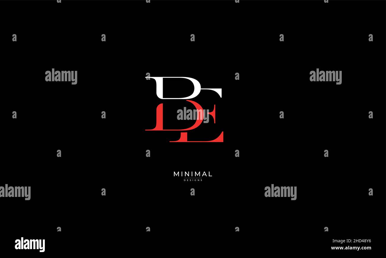 Alphabet letter icon logo BE Stock Vector Image & Art - Alamy