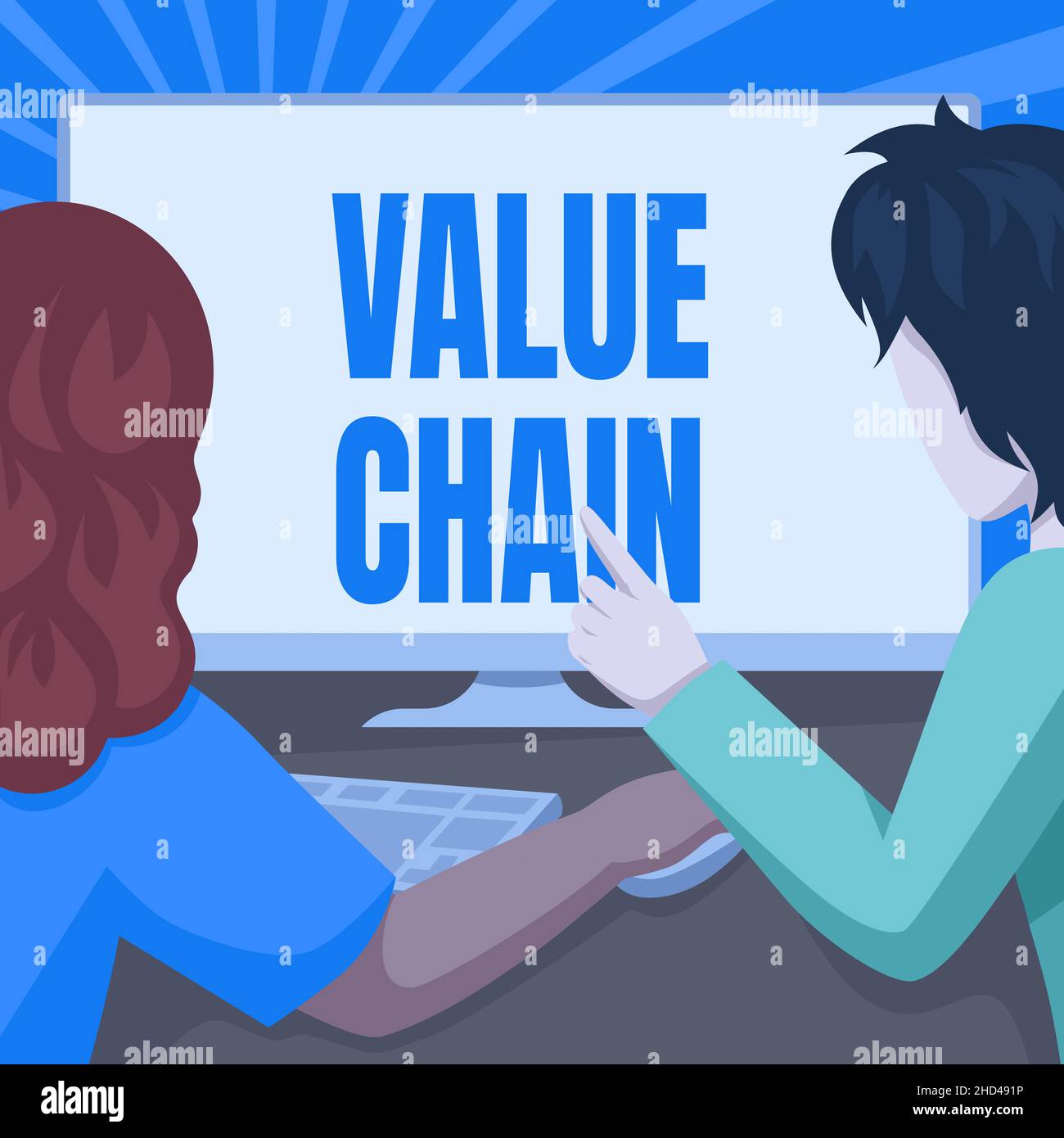 Inspiration Showing Sign Value Chain Concept Meaning Set Of Functional Activities Making The