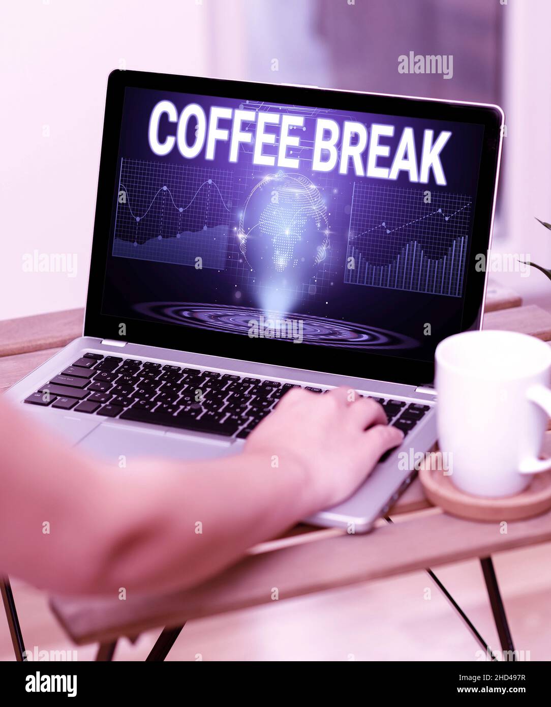 Coffee Break Time At Work