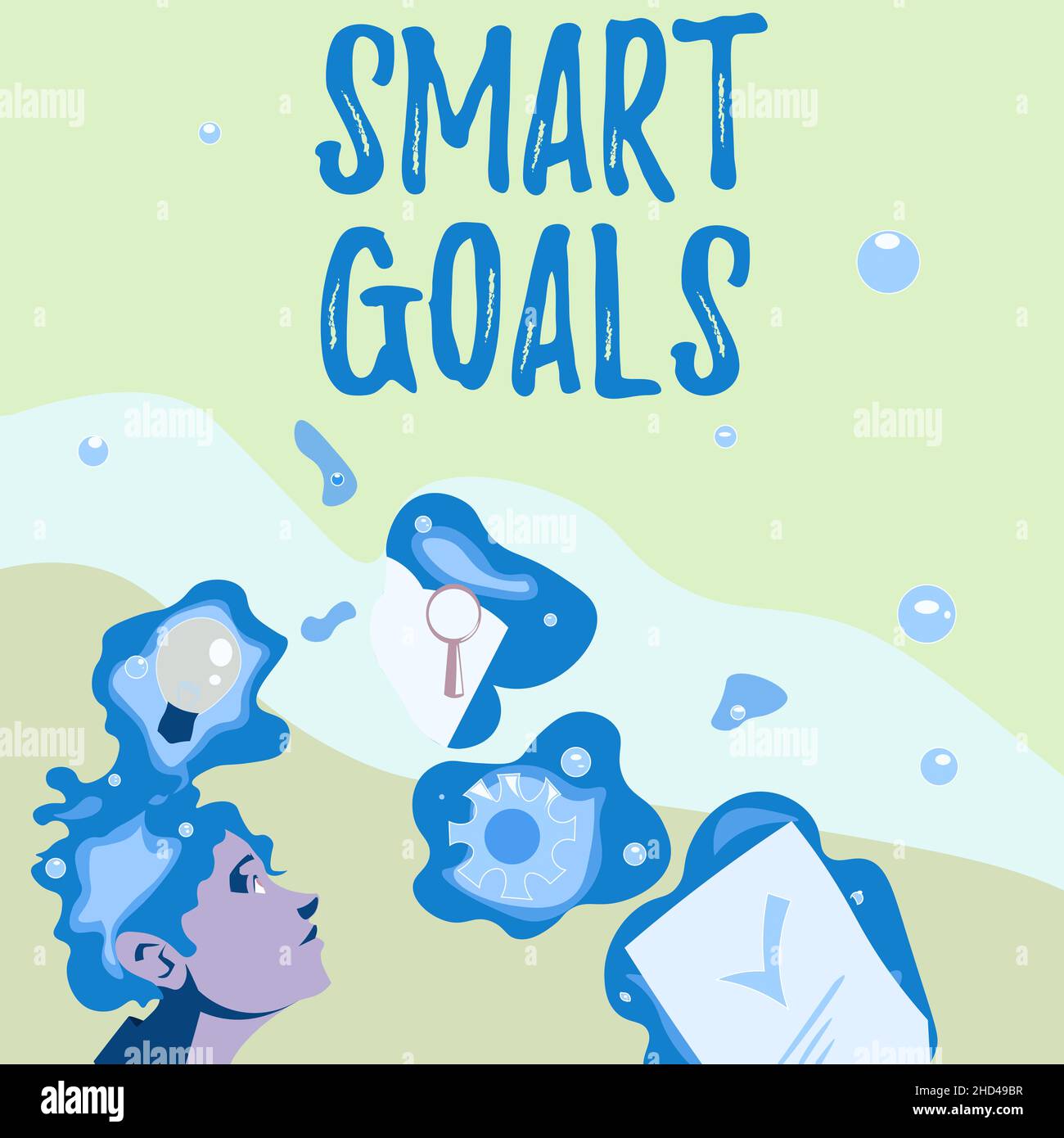 Handwriting text Smart Goals. Business approach mnemonic used as a ...