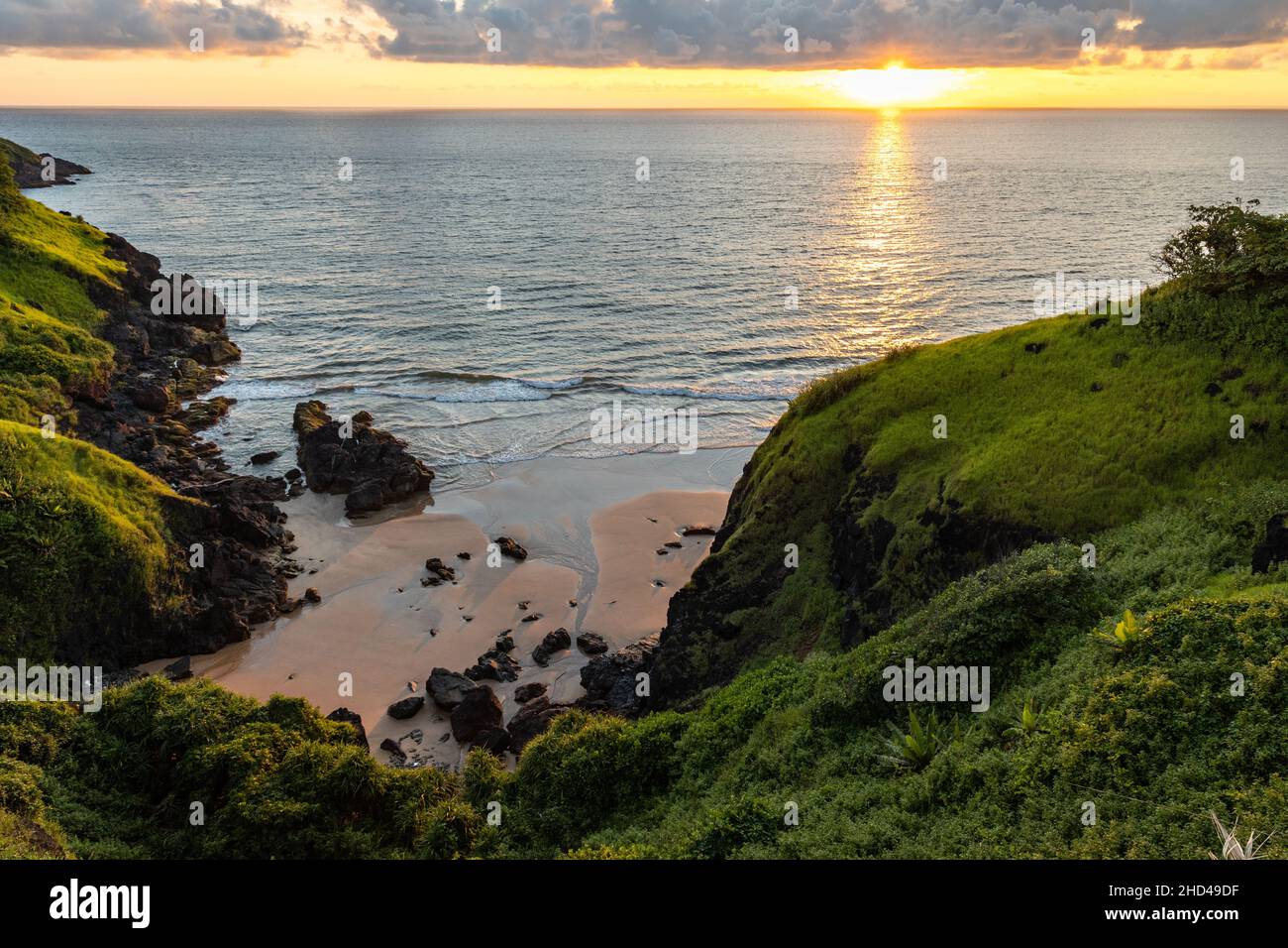 Goa beach terrain hi-res stock photography and images - Alamy